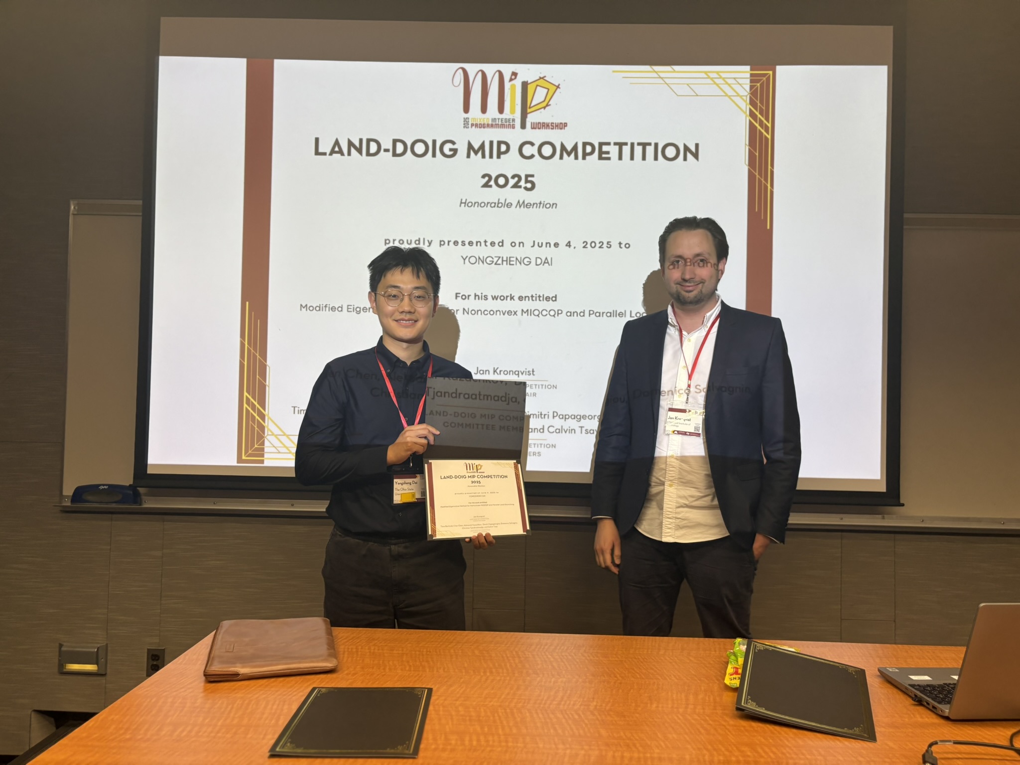 Mixed Integer Programming Workshop 2025